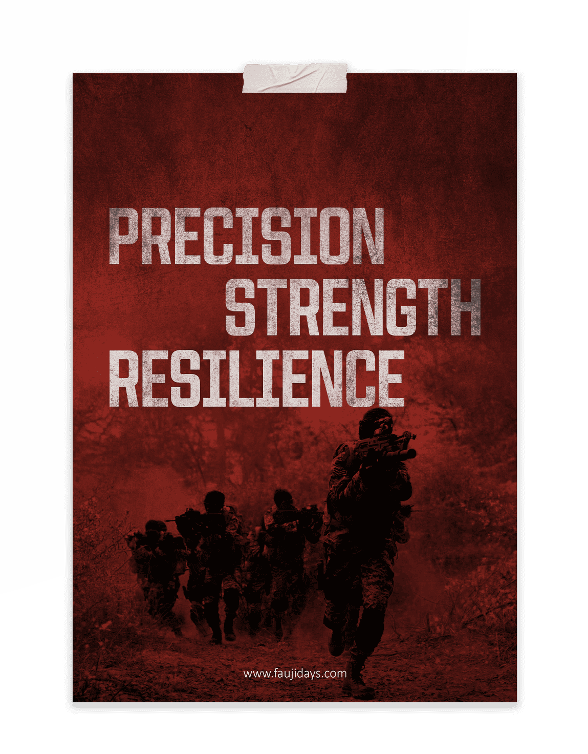 Precision, Strength, Resilience Poster